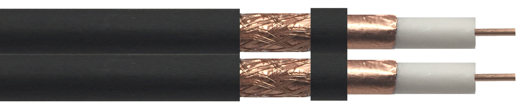 SFX100 Coaxial Twin Premium White PVC